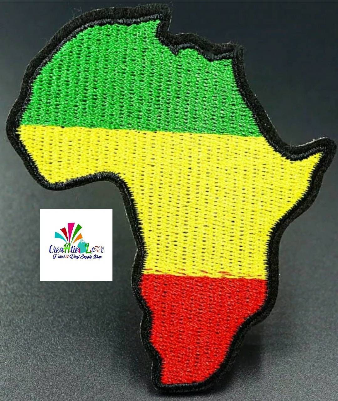 Africa Shaped Patch – Creative Love