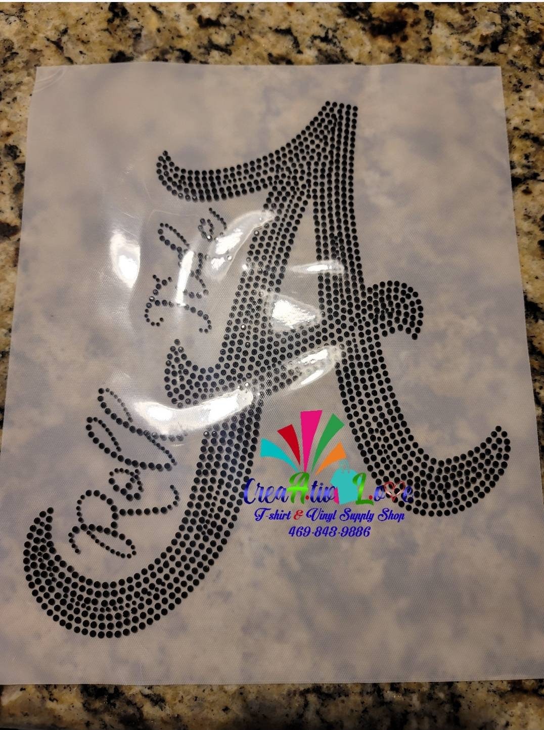 Alabama Rhinestone Transfer – Creative Love